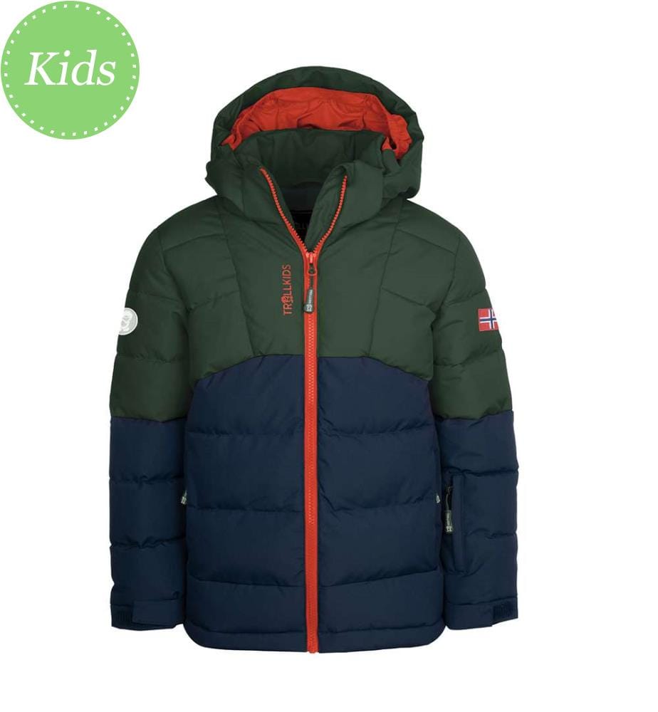Trollkids Gryllefjord Jacket - Forest Green and … | DeinDeal