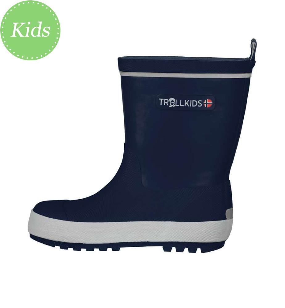 Trollkids Lysefjord Rubber Boots - Navy | DeinDeal