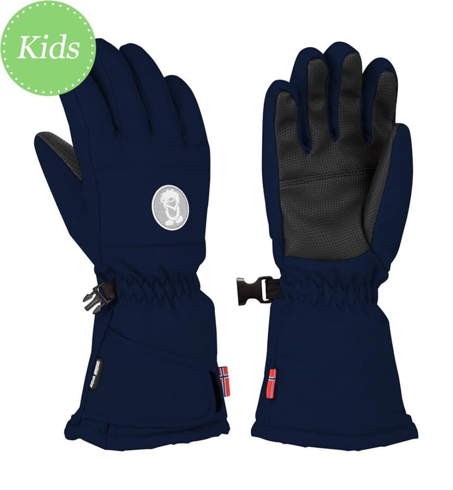 Trollkids Softshell Gloves Narvik - Navy | DeinDeal