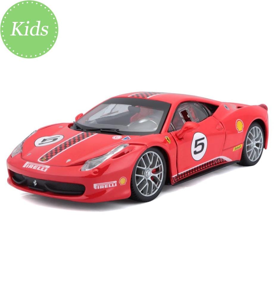 Burago Model Car Ferrari Racing 458 Challenge 1/… | DeinDeal