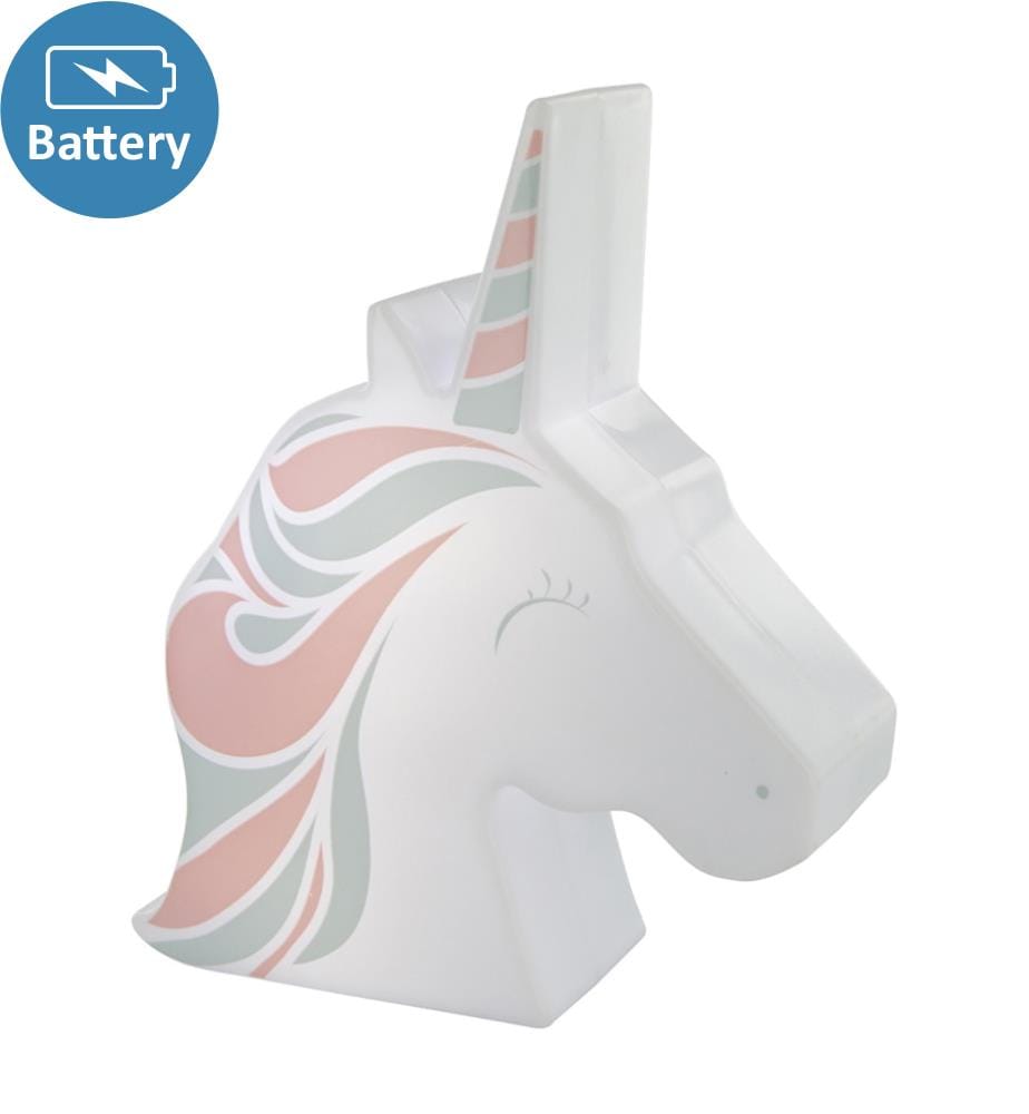 Unicorn Nightlight Wall Projection - White & Pink | DeinDeal