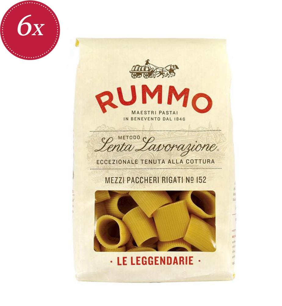 Rummo 6x Mezzi Paccheri Rigati No.152 - 500 g | DeinDeal