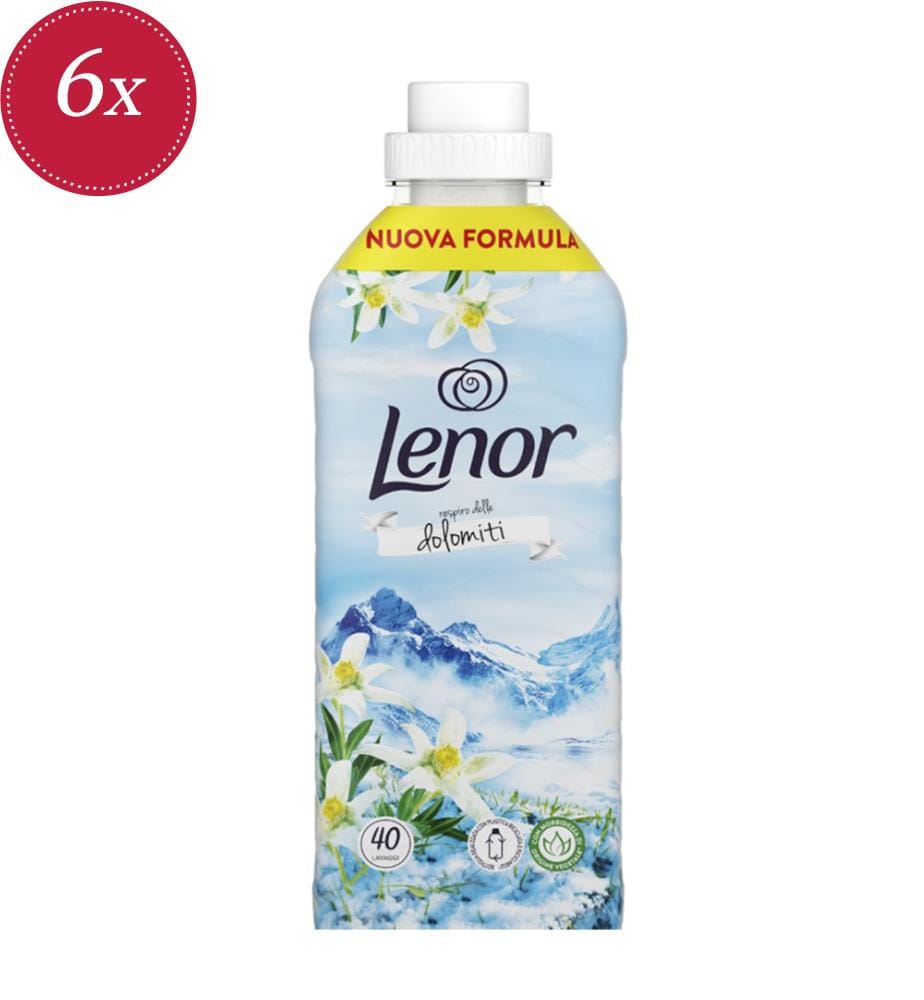 Lenor Set mit 6 Weichspülern 840ml Respiro Dolom… | DeinDeal