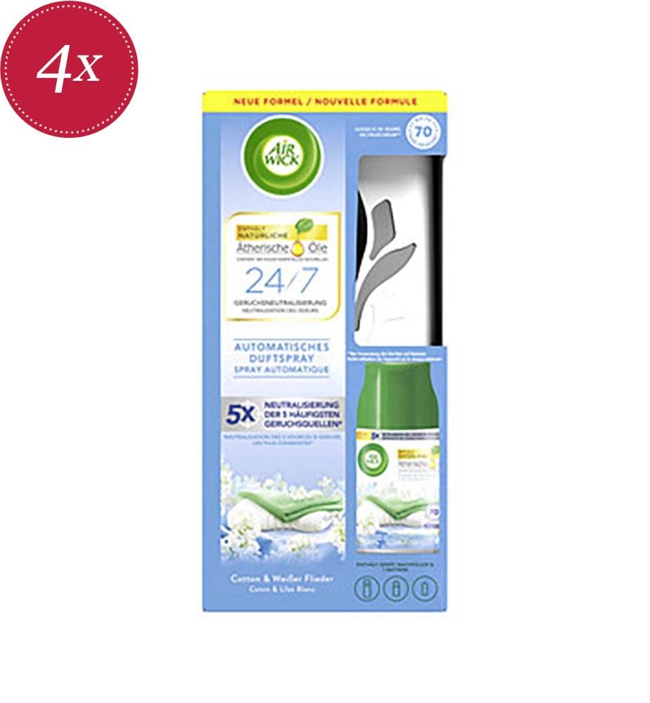 Air Wick 4er-Set Freshmatic Starter-Set Cotton &… | DeinDeal
