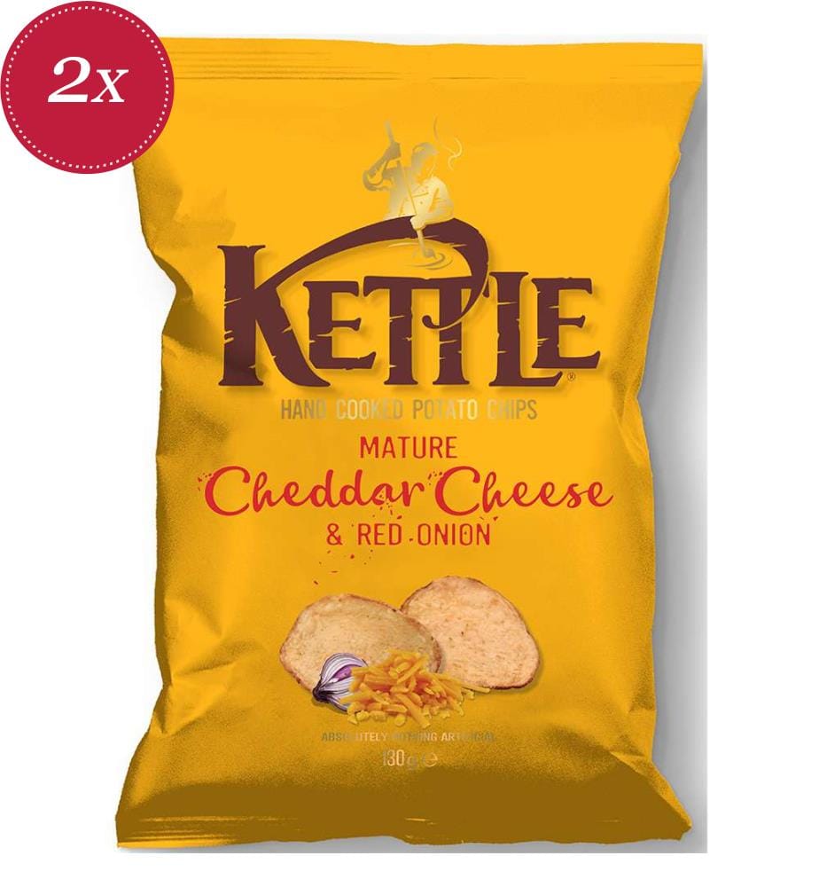 2x KETTLE Hand cooked potato Mature Cheddar & Re… | DeinDeal