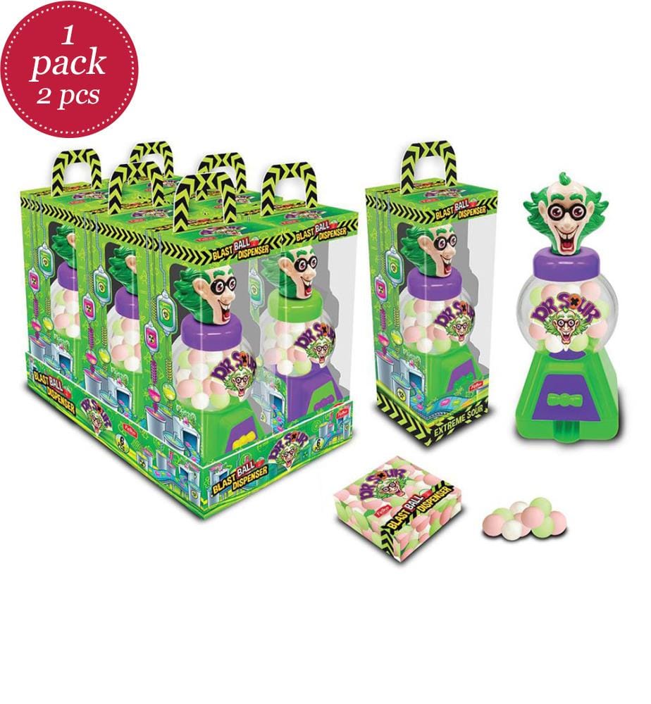 Dispencer di palline Dr Sour Blast - 2 x 45 g Wi… | DeinDeal