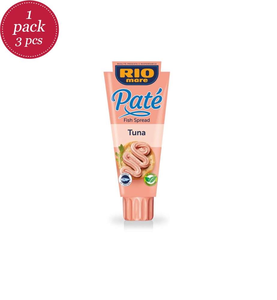 3x Rio Mare Paté Tonno/Thon Tube - 100g | DeinDeal