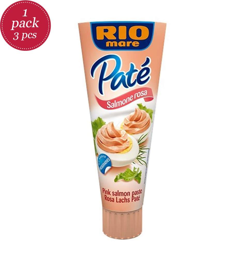3x Rio Mare Paté Salmone/Salmone rosa tubo - 100g | DeinDeal