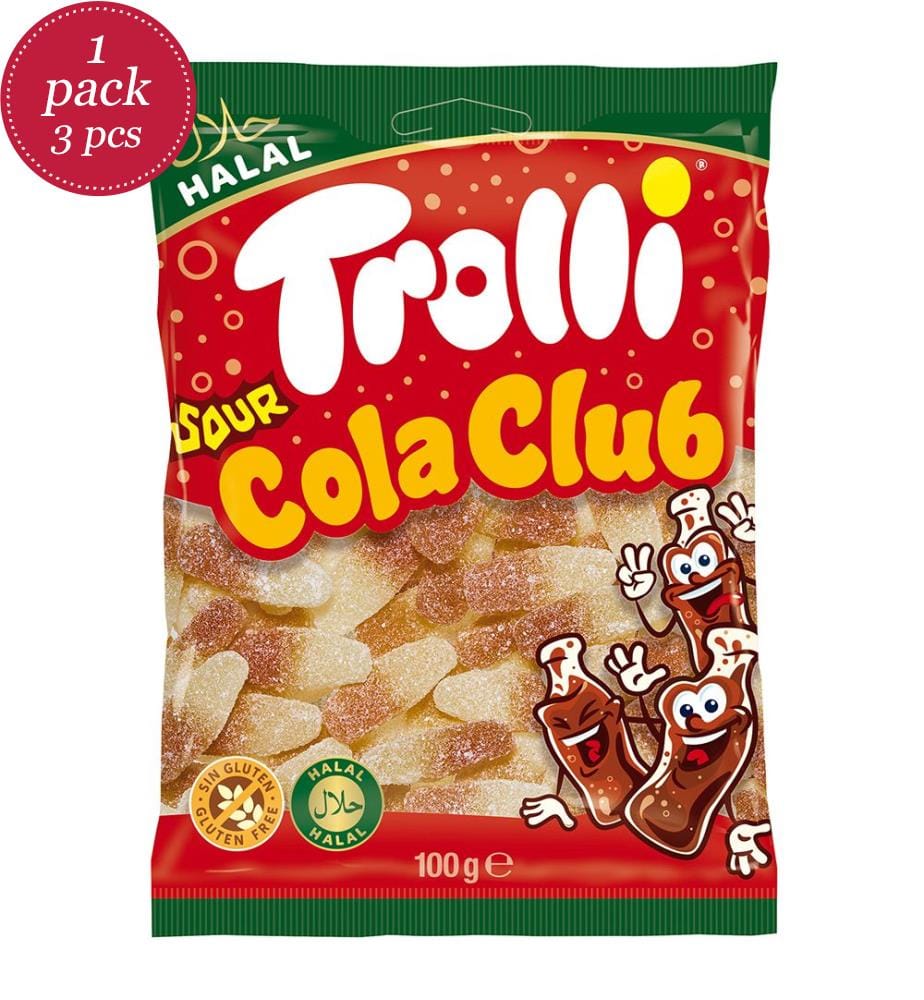 Trolli 3x Halal Sour Cola Club - 100 g | DeinDeal