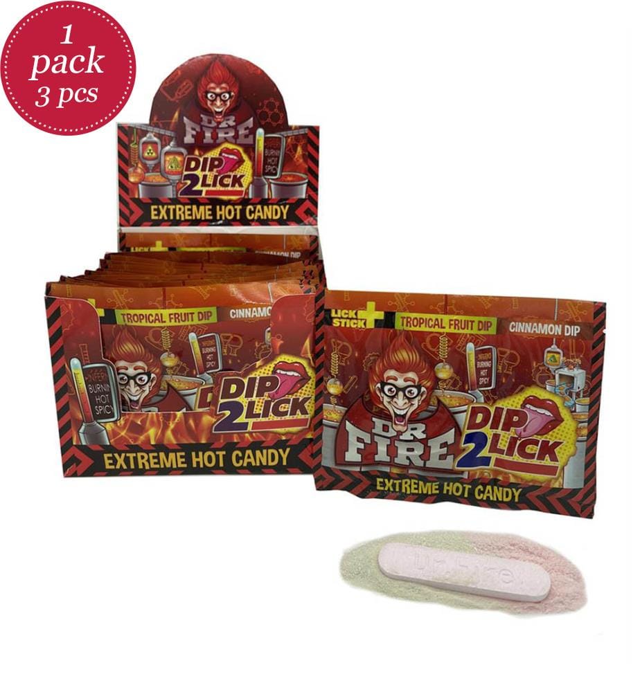 Wine & Gourmet Dr Fire Dip 2 Lick Hot - 3 x 18 g | DeinDeal