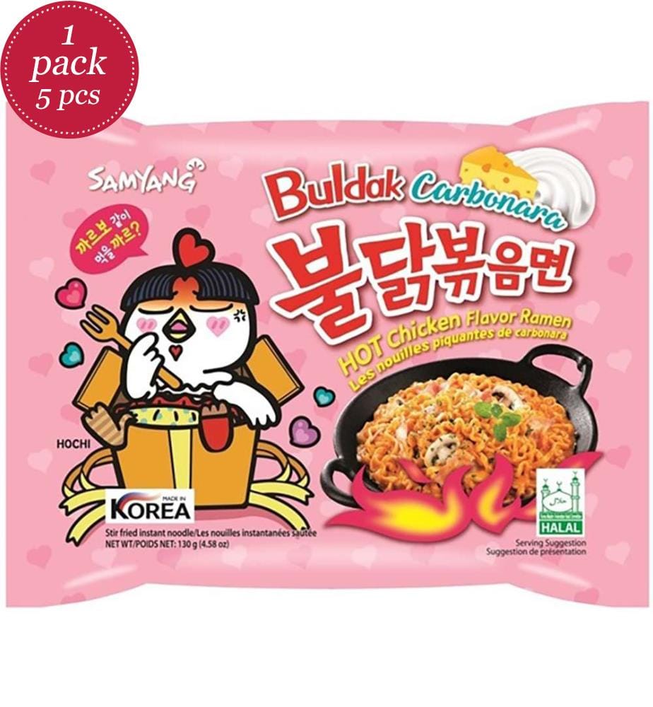 5x Samyang Buldak Hot Chicken Ramen Carbonara - … | DeinDeal