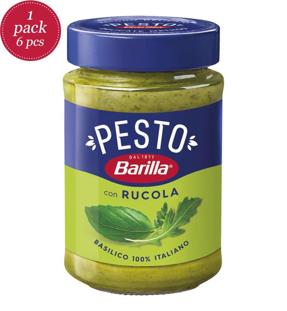 6x Barilla Pesto Basilico e Rucola - 190g | DeinDeal