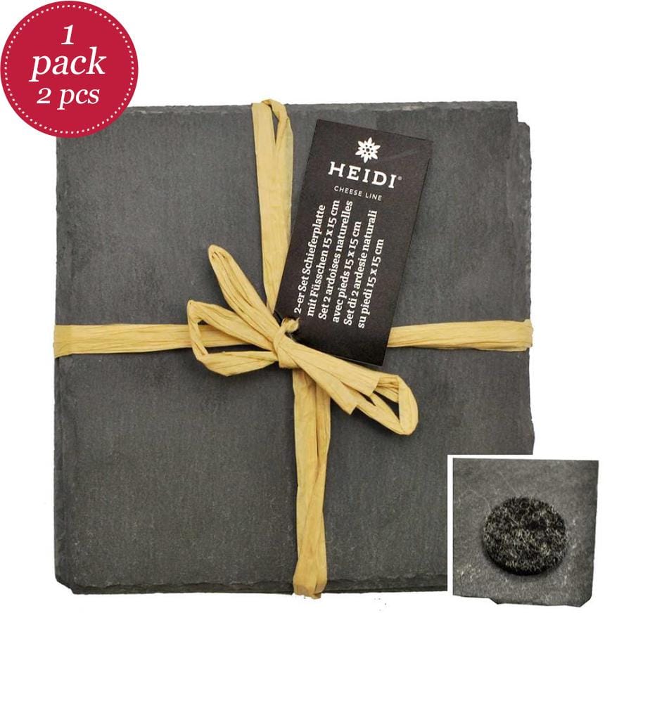 HEIDI CHEESE LINE Set aus 2 Schiefertafeln mit F… | DeinDeal