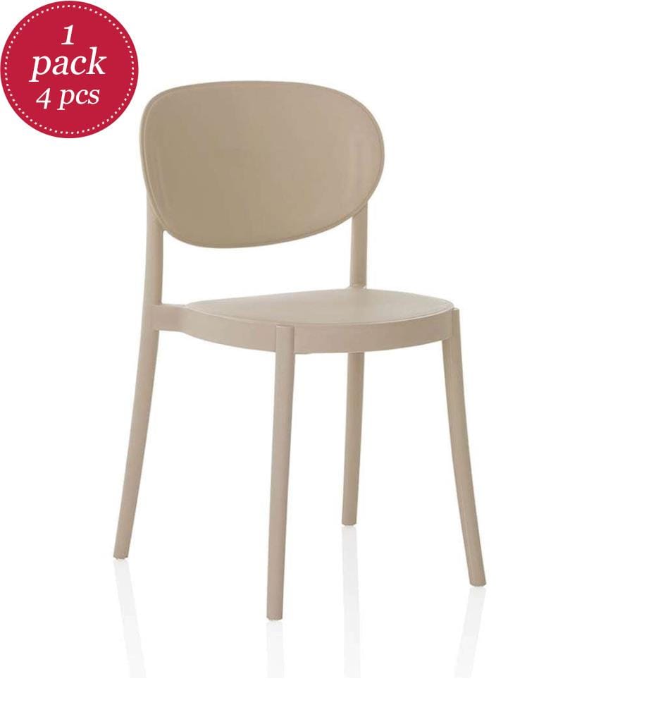 TFT 4er-Set Innen-/Aussenstühle Ice - Beige | DeinDeal