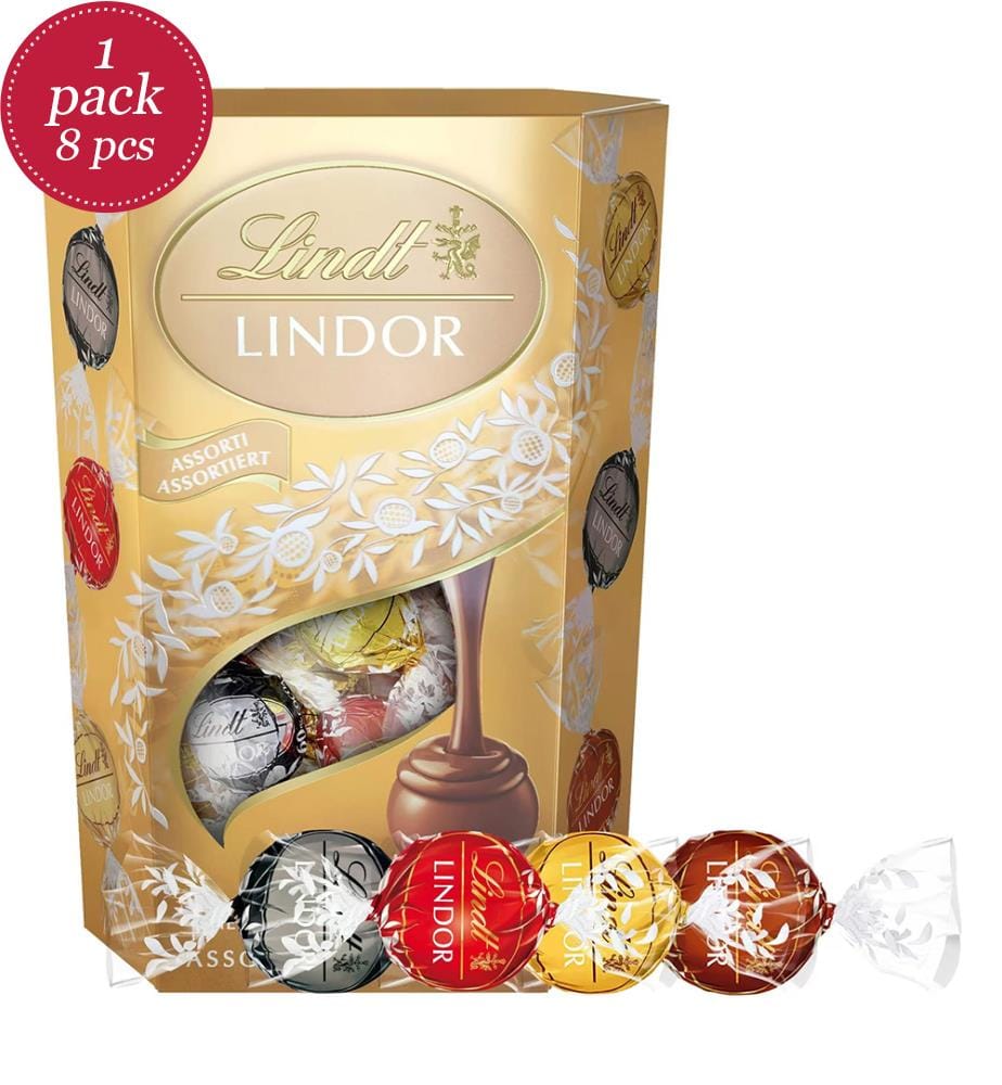 Wine & Gourmet 8er Pack Lindt Lindor Kugeln asso… | DeinDeal