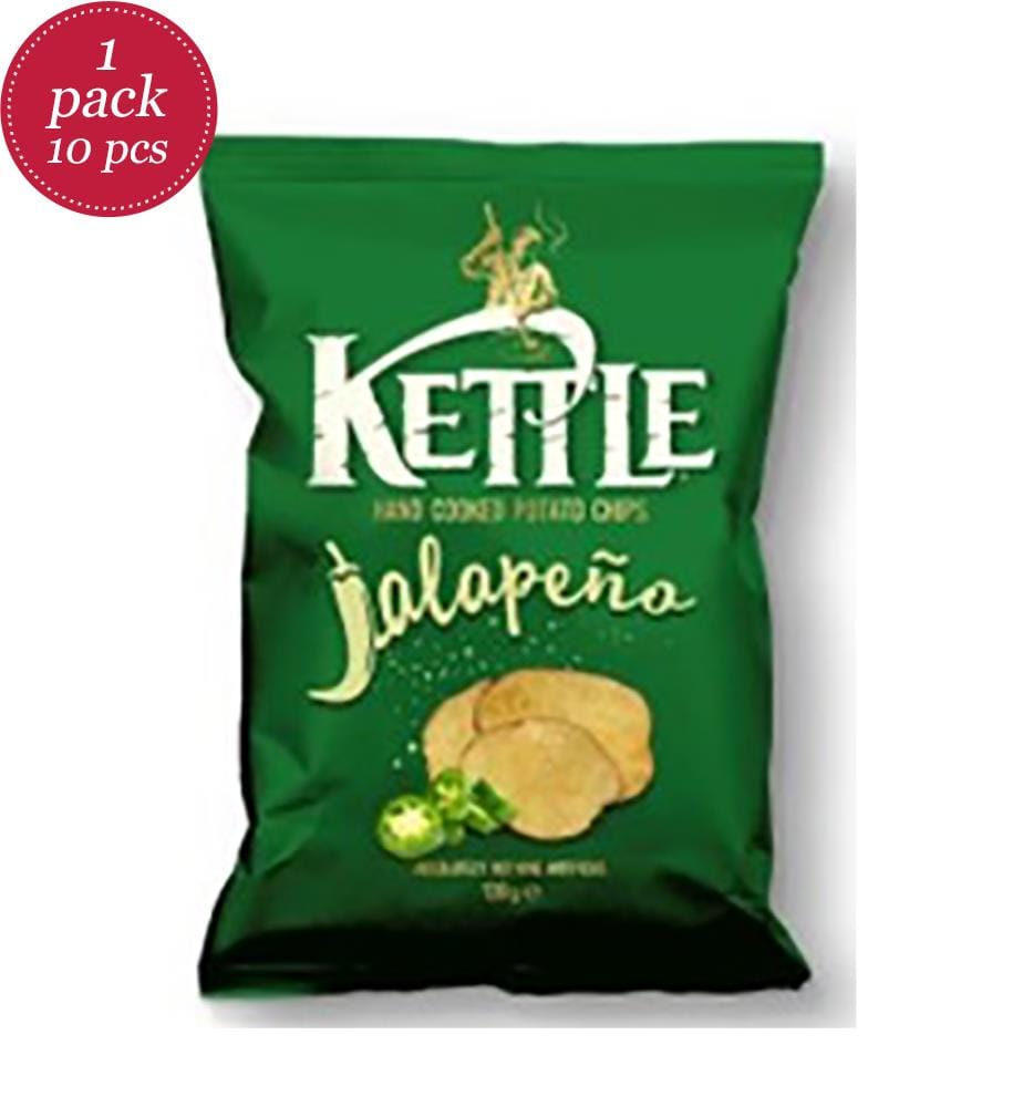 10x Patatine Kettle cotte a mano Jalapeno - 130g… | DeinDeal
