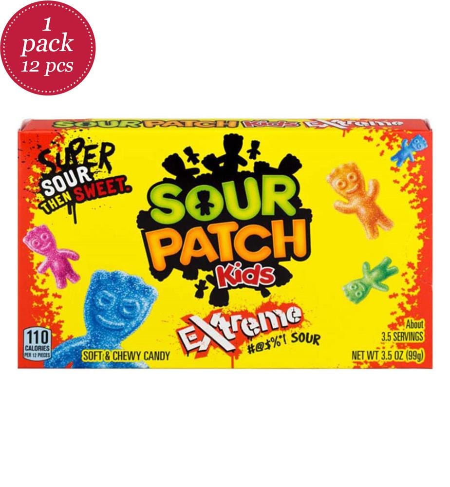 12x Sour Patch Kids Extreme Theatre Box - 99g - … | DeinDeal