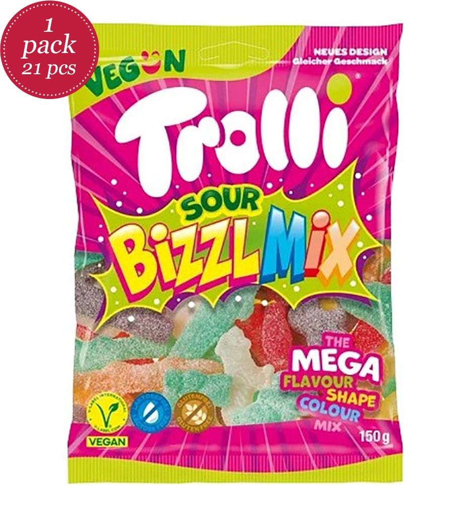 21x Trolli Bizzl Mix sachet - 150g Trolli | DeinDeal