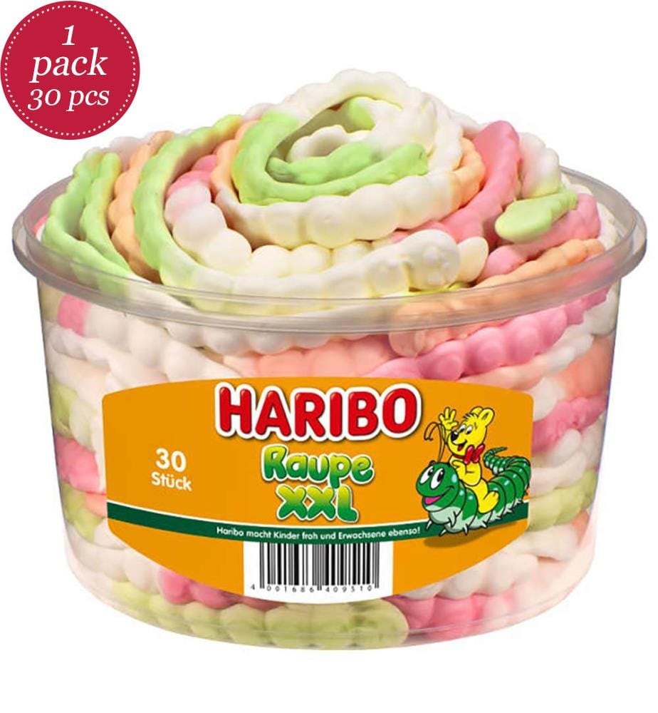 Wine & Gourmet 30x Haribo Raupe XXL - 50er | DeinDeal