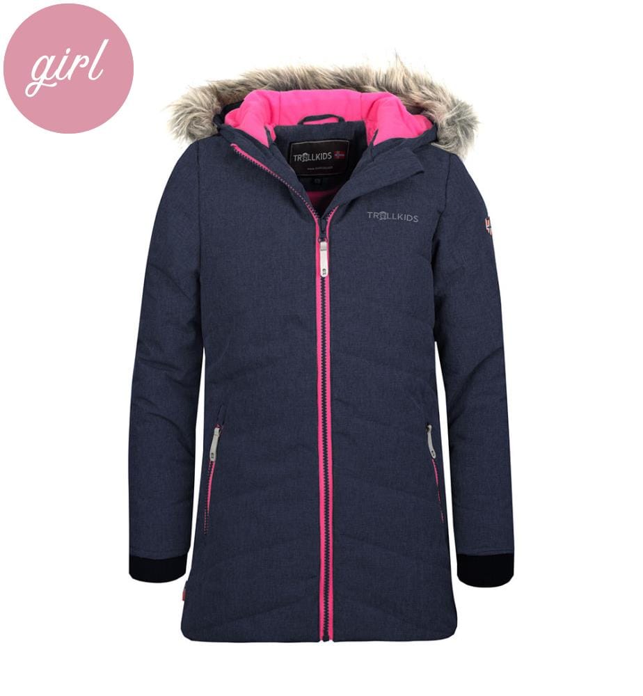 Trollkids Coat - Navy and Fuchsia | DeinDeal