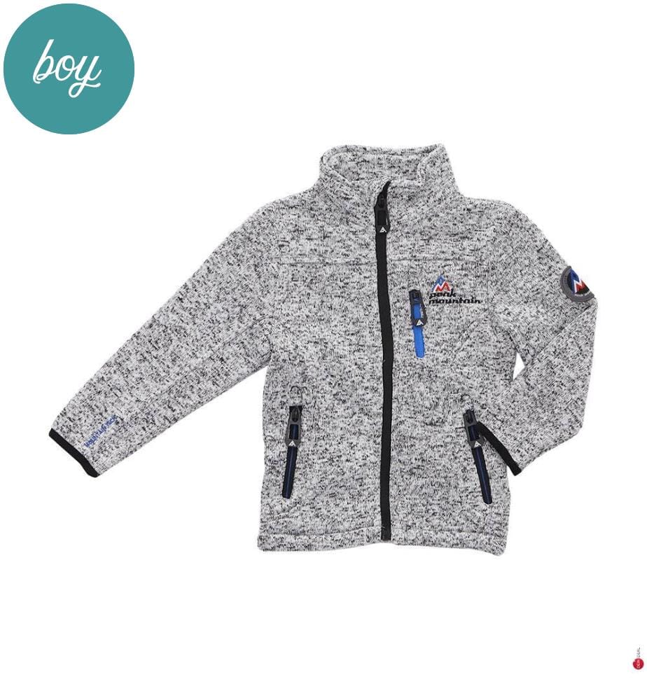Peak Mountain Fleece Jacket - Grey | DeinDeal