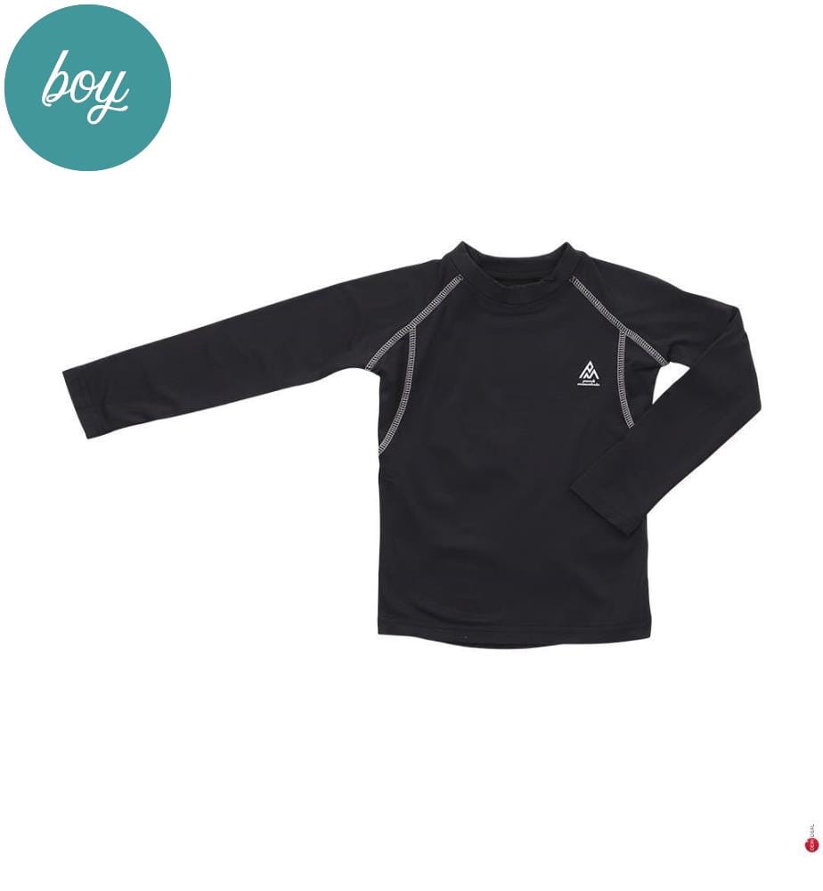 Peak Mountain T-Shirt 1Ère Peau Ecanjim - Black | DeinDeal