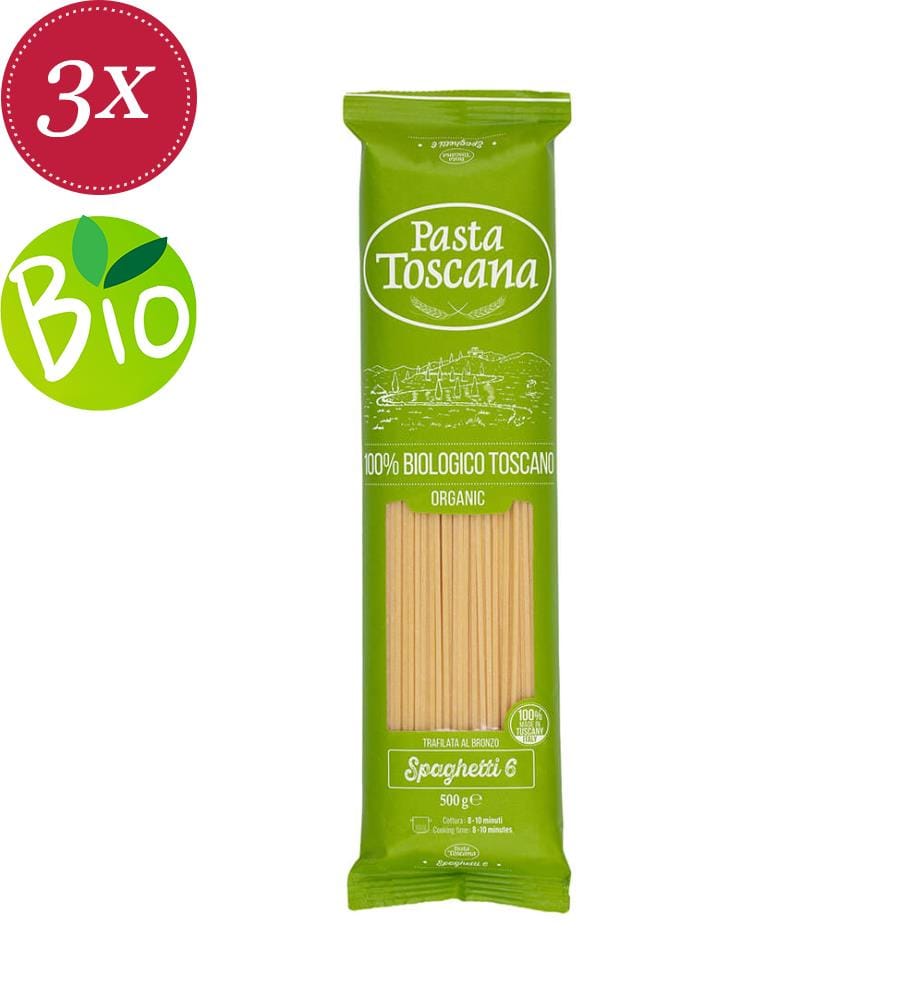 Wine & Gourmet 3x Pasta Toscana, Organic Spaghet… | DeinDeal