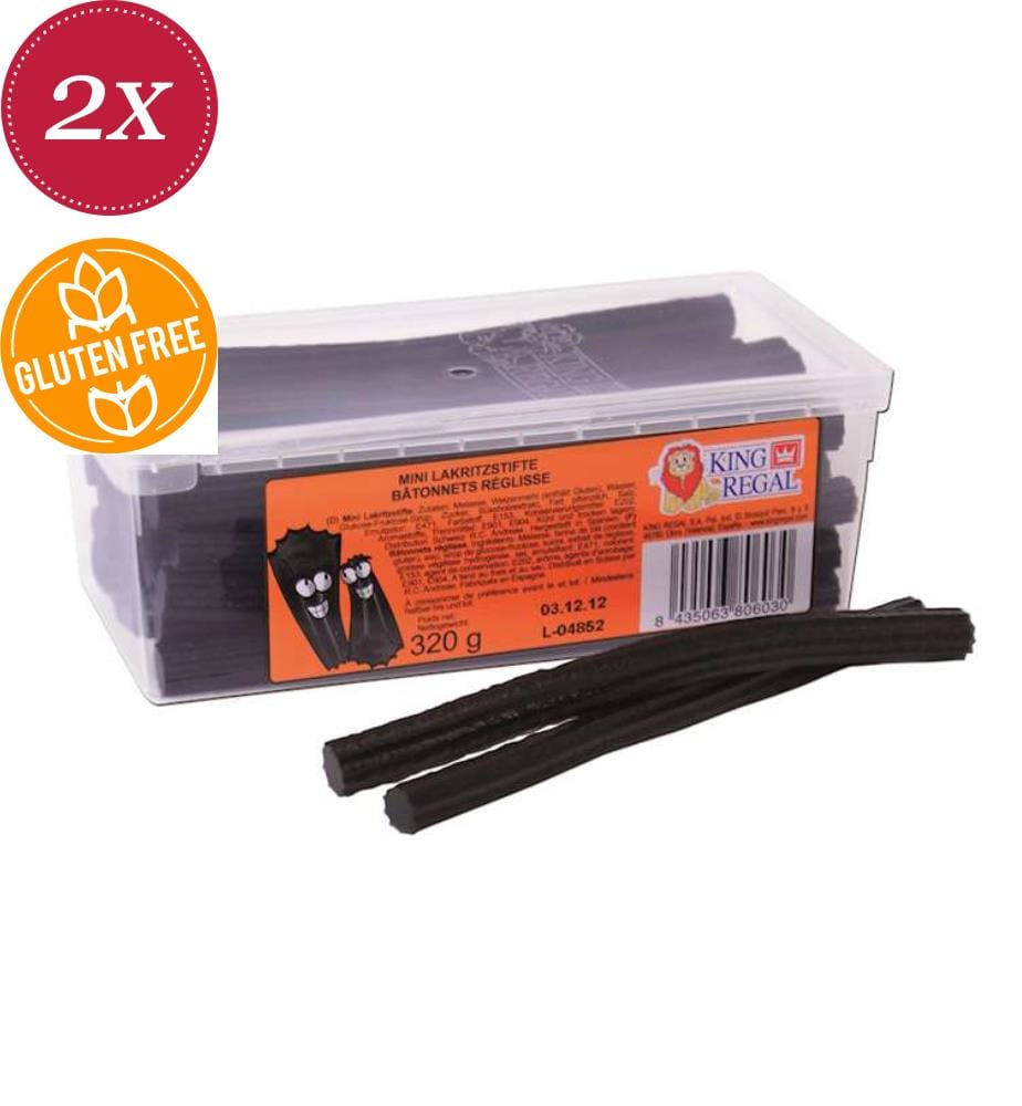 Mini Licorice Sticks 25 pcs - 2 x 320 g | DeinDeal