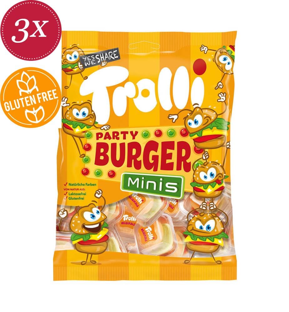 Trolli Mini Burger - 3 x 100 g | DeinDeal