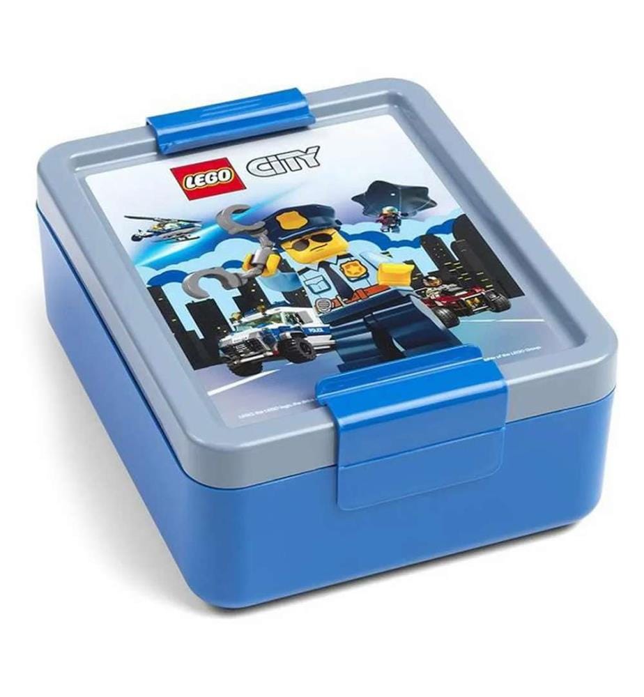 Lego Box City Lunch Set - Blau und Grau | DeinDeal