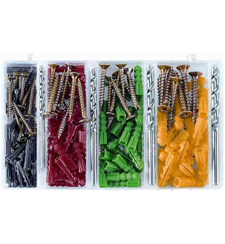 FERRONORM - Dübel Set mit Schrauben + Steinbohrer | DeinDeal