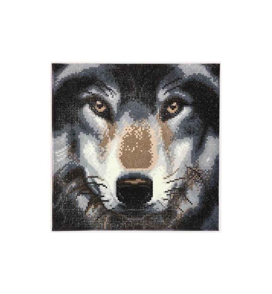 CRAFT BUDDY - Bastelset Crystal Art Kit Wolf 30 … | DeinDeal
