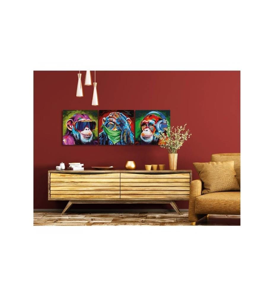 SCHIPPER - Malen nach Zahlen Die 3 Affen | DeinDeal