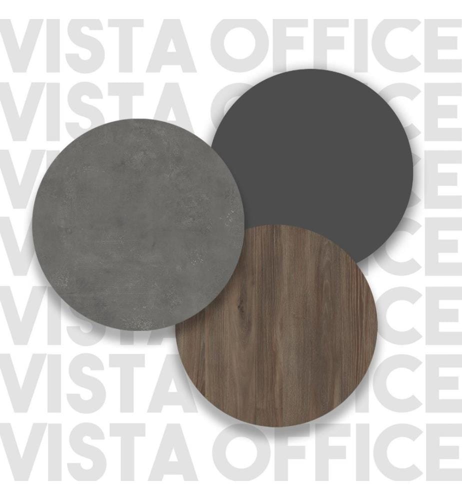 KALUNE DESIGN Study Desk, Brown Grey Anthracite,… | DeinDeal