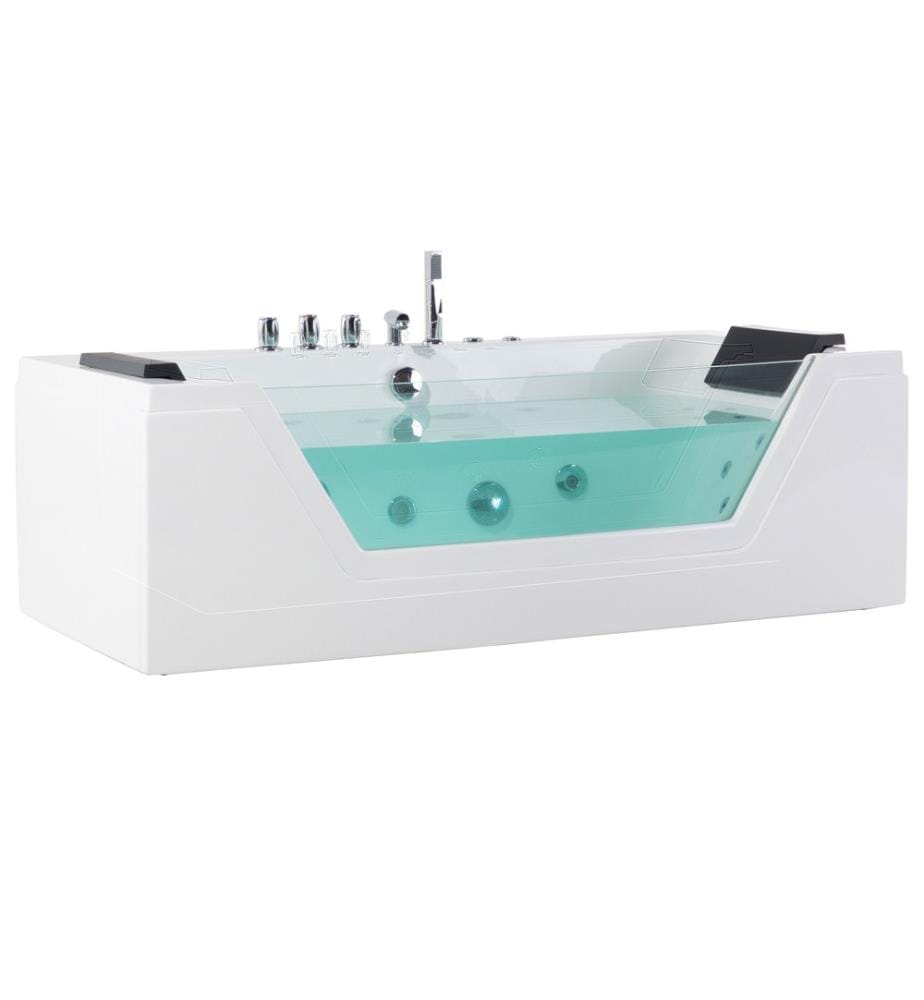 Baignoire Balnéo autoportante de Forme Rectangul… | DeinDeal