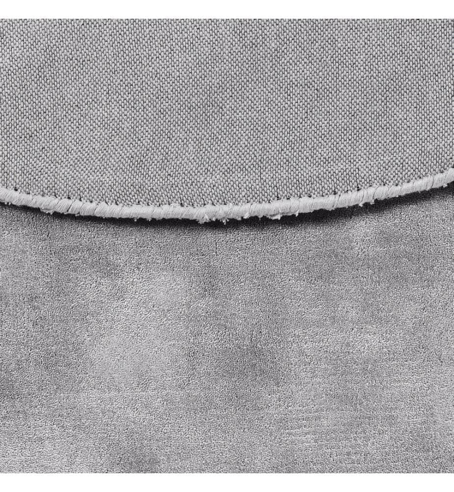 Teppich Hellgrau Viskose Baumwolle 140 x 140 cm … | DeinDeal