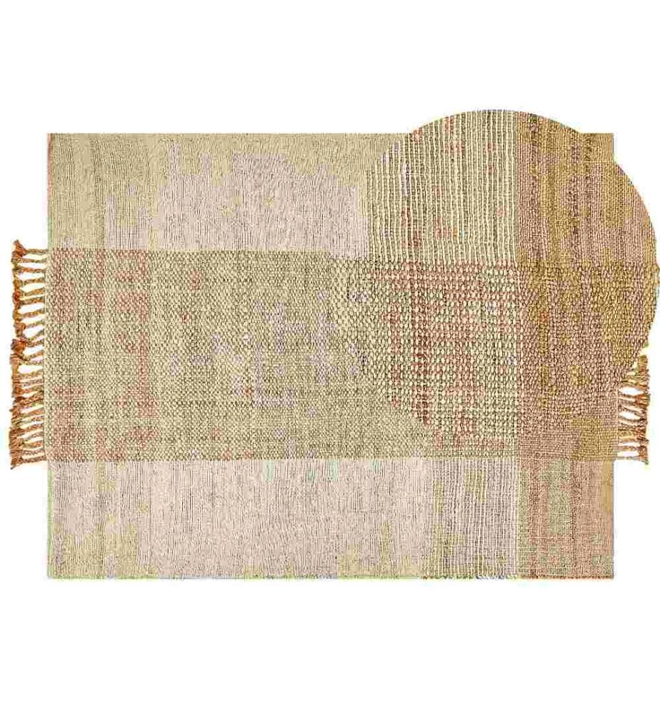 Beliani Teppich Beige Jute 160 x 230 cm Rechteck… | DeinDeal
