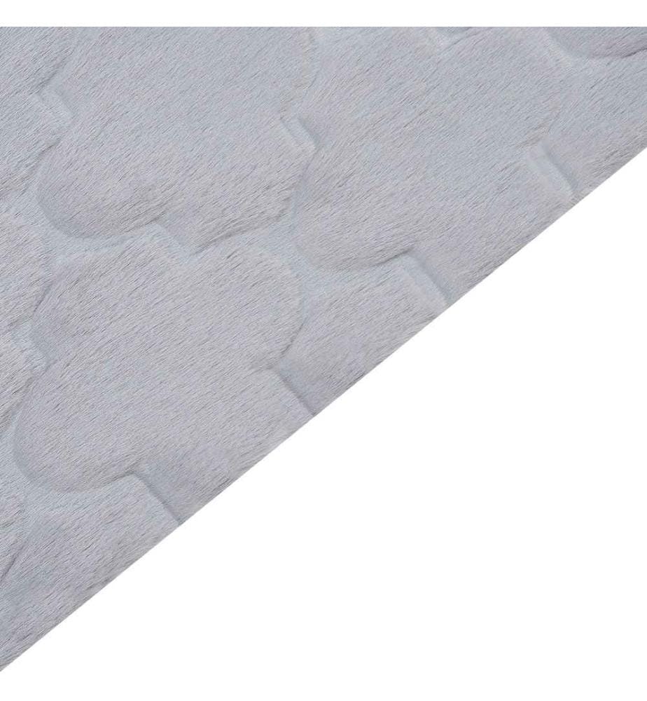 Beliani Teppich Grau Kaninchen-Kunstfell 160 x 2… | DeinDeal