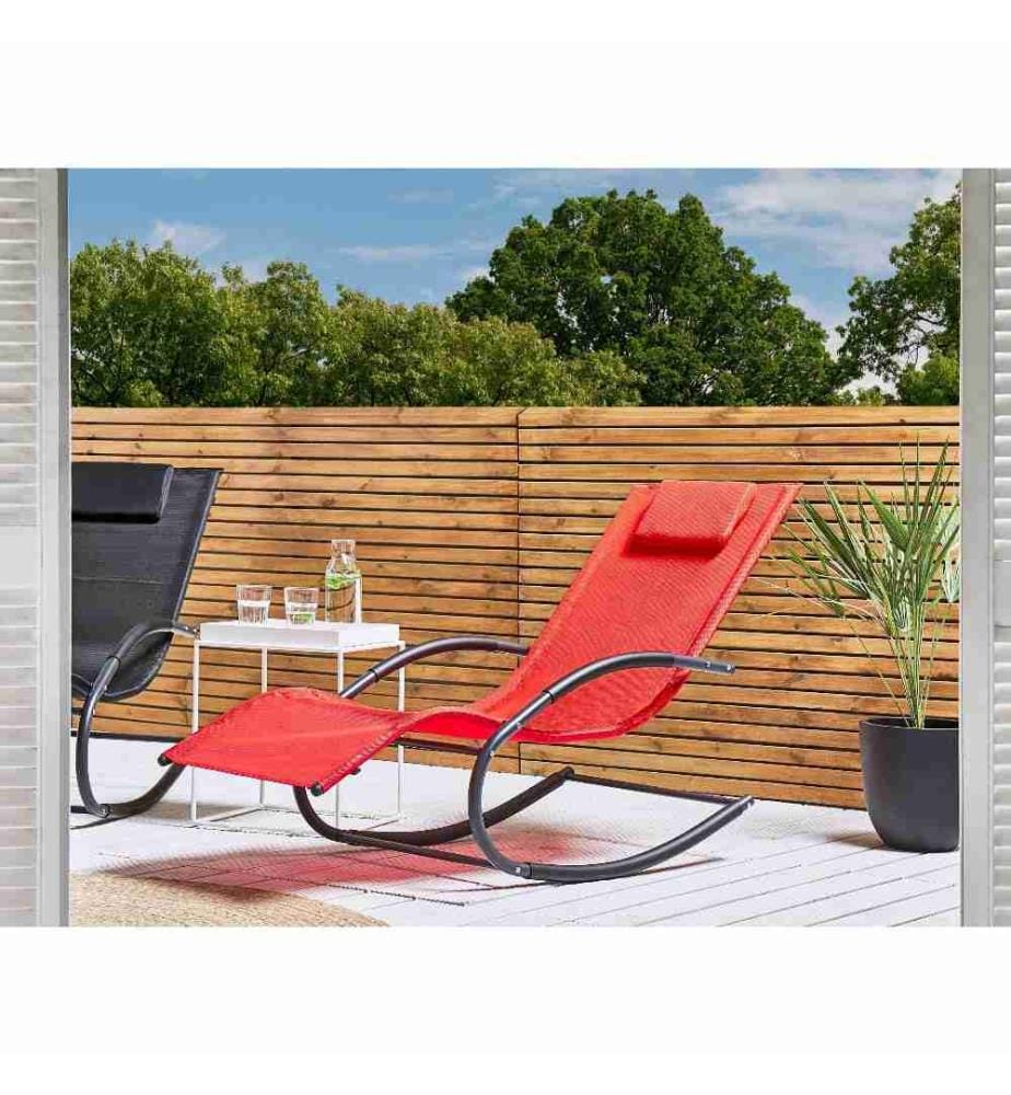 Transat Bain de Soleil Fonction Bascule en Acier… | DeinDeal