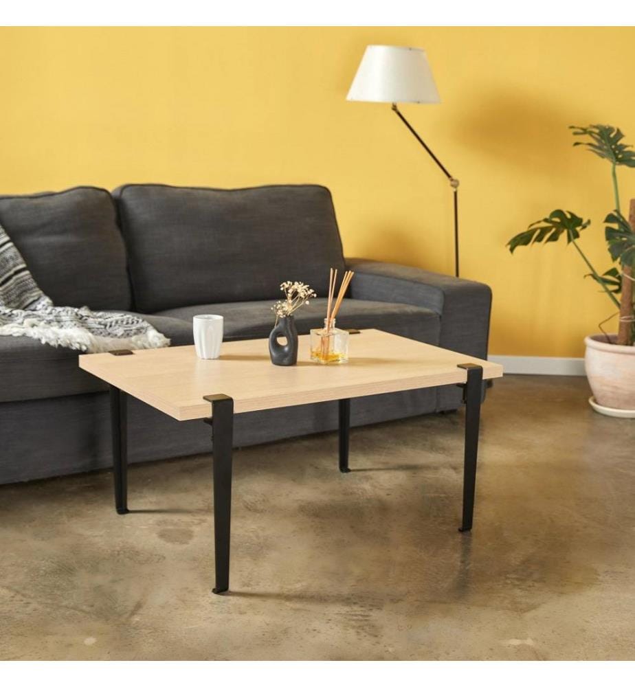 KALUNE DESIGN Couchtisch, Holz, Schwarz, Melamin… | DeinDeal