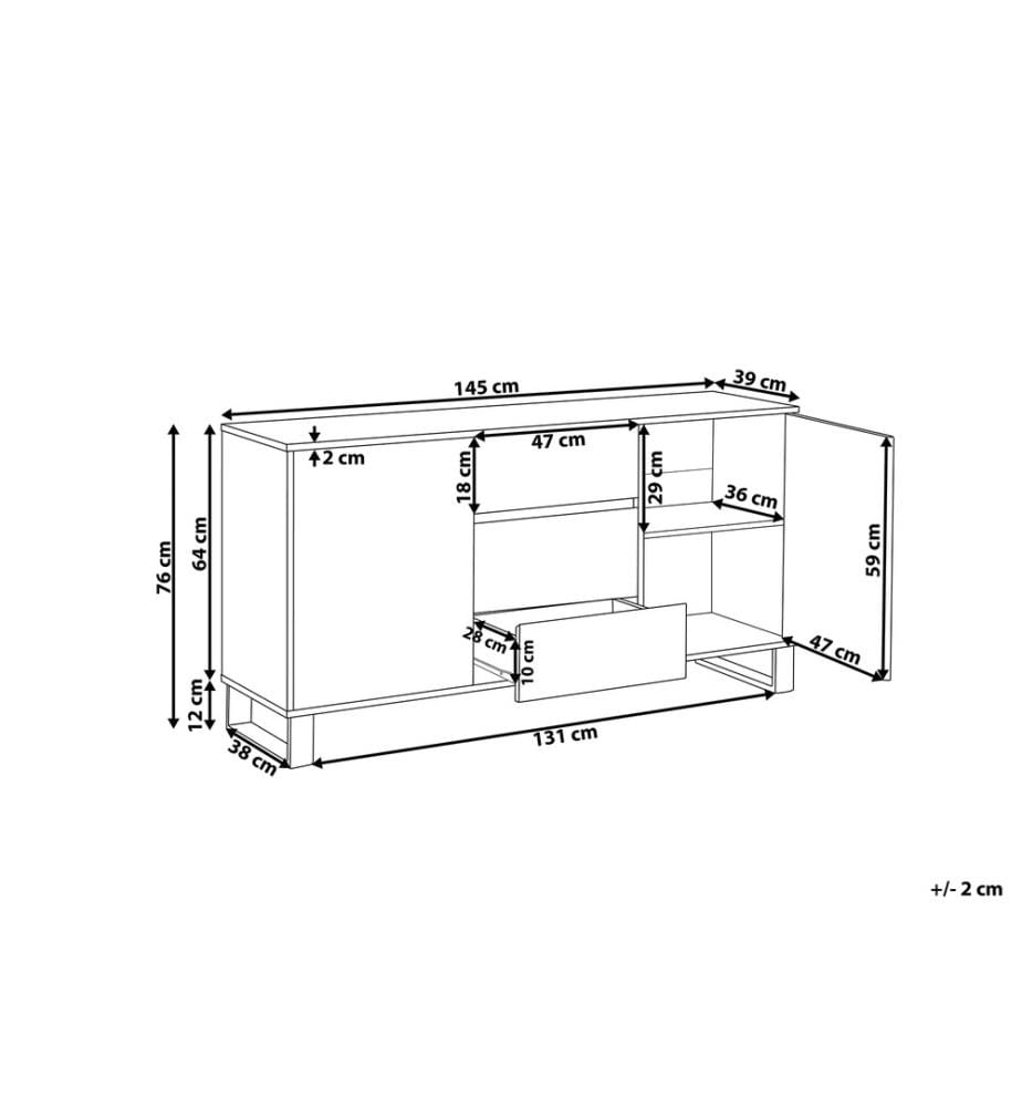 Commode de Type Buffet au Design Moderne avec un… | DeinDeal