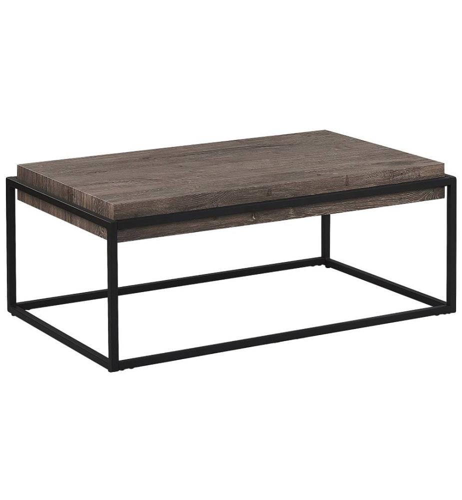 Table Basse Rectangulaire en MDF Effet Bloc en B… | DeinDeal