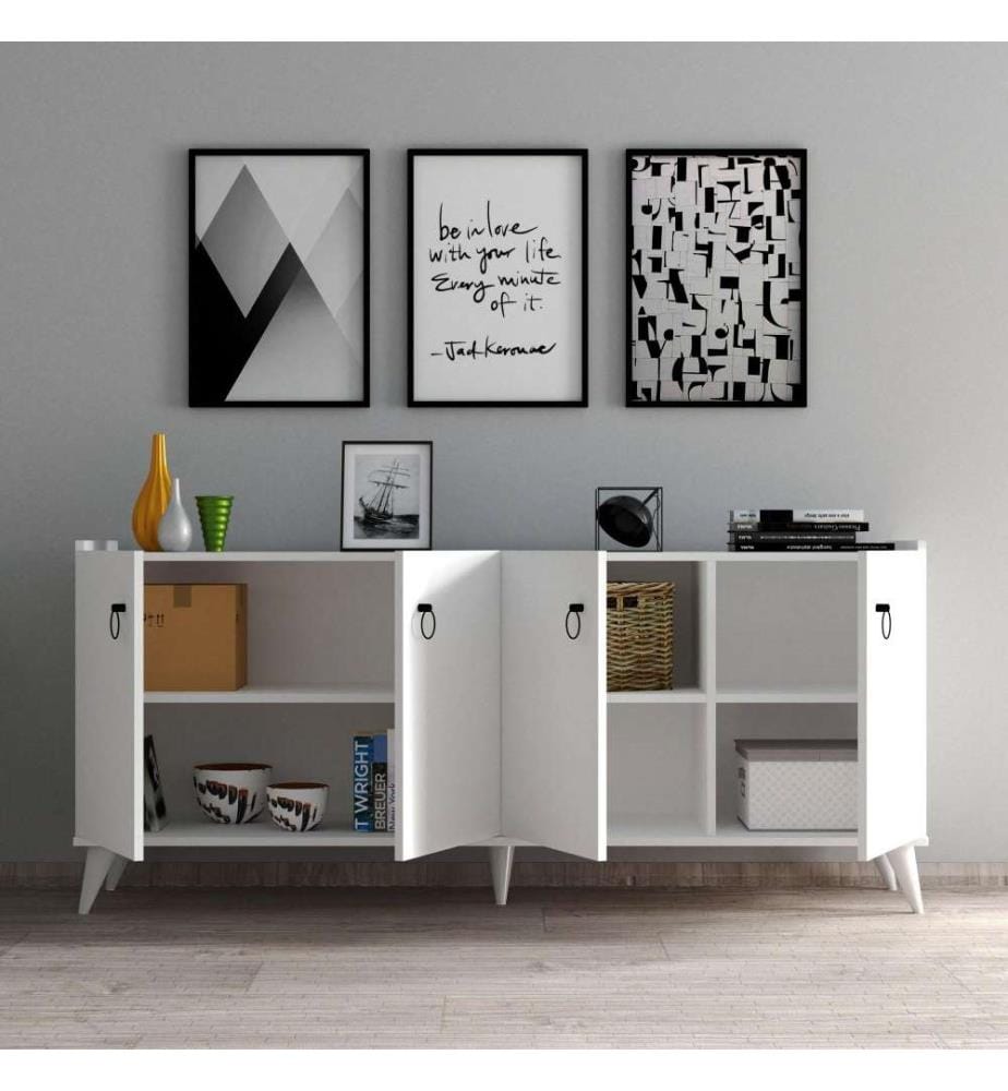 KALUNE DESIGN Konsole, Weiss, Melaminbeschichtet… | DeinDeal