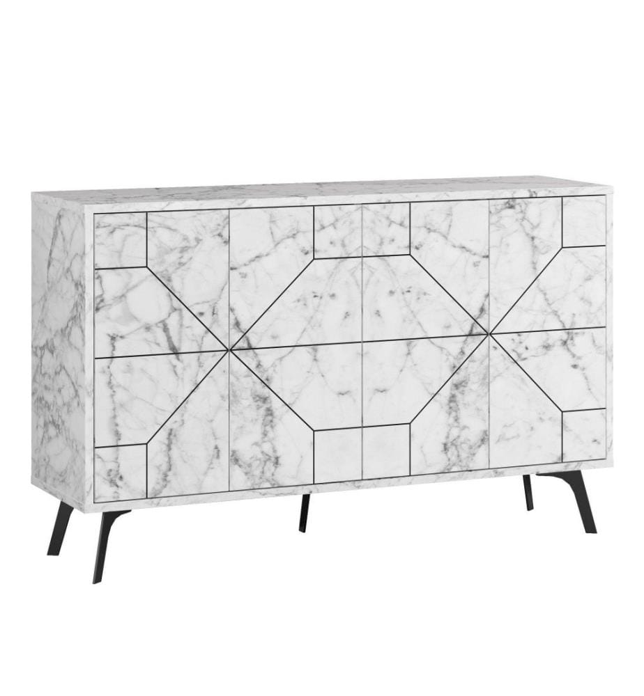 KALUNE DESIGN Konsole, Weiss, Melaminbeschichtet… | DeinDeal