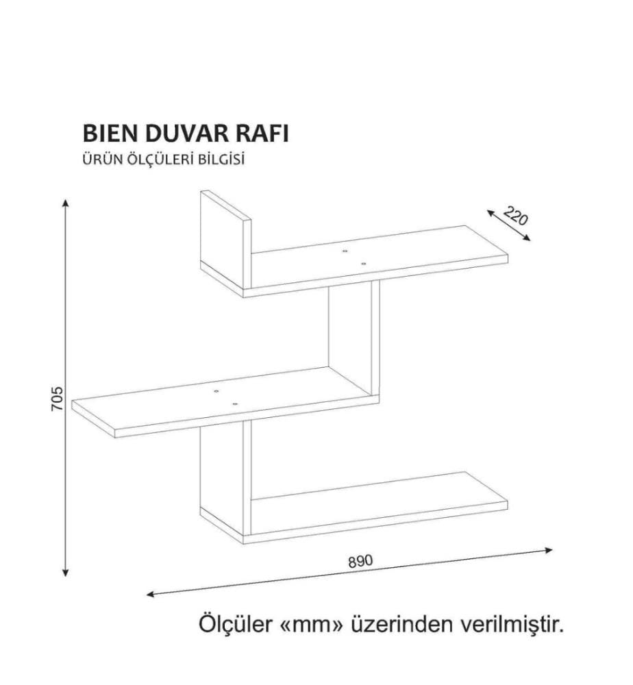 KALUNE DESIGN Wandregal, Weiss, Melaminbeschicht… | DeinDeal
