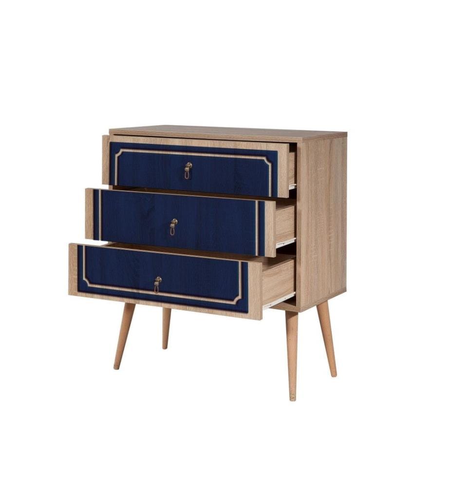 KALUNE DESIGN Kommode, Eiche Sonoma, Melaminbesc… | DeinDeal