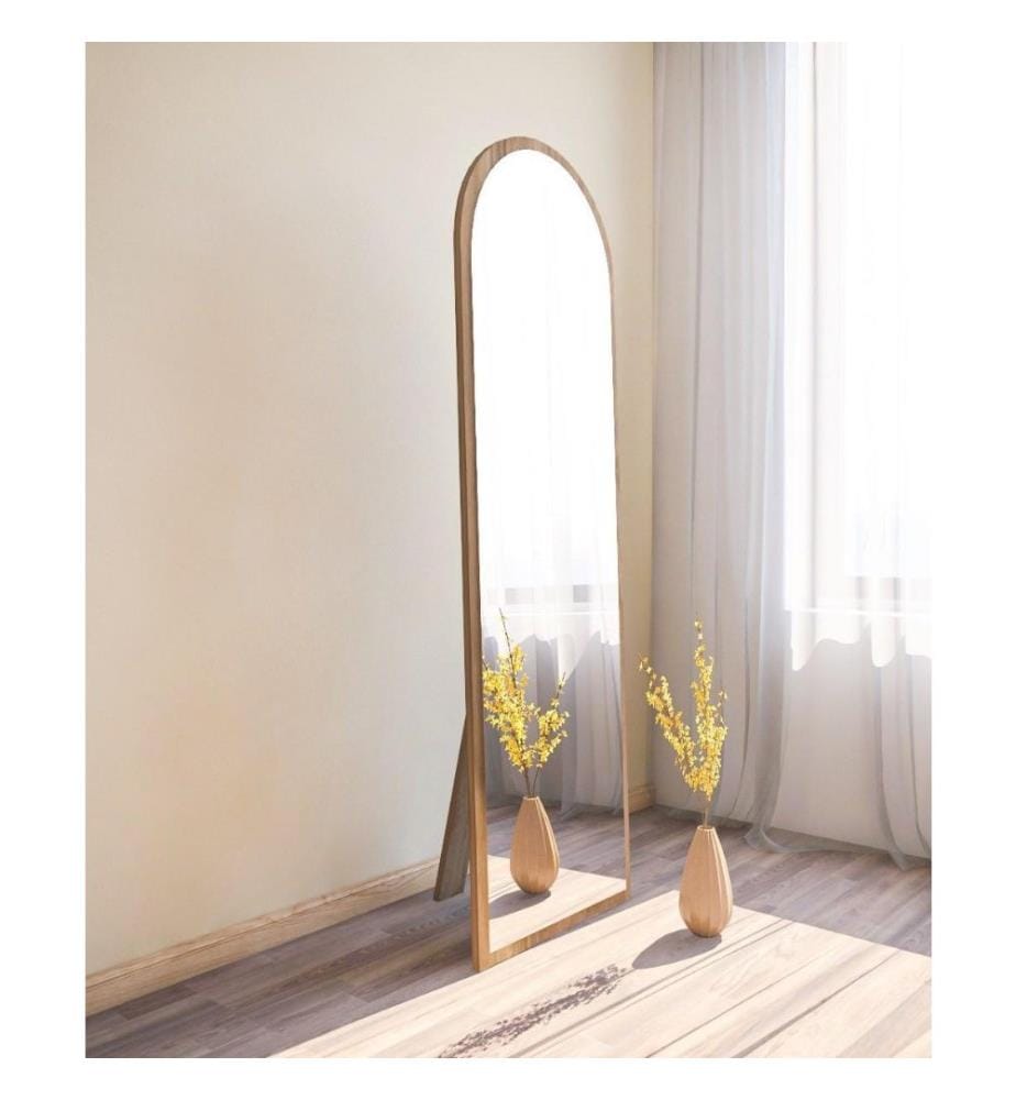KALUNE DESIGN Spiegel, Nussbaum, MDF, Oval Pier … | DeinDeal