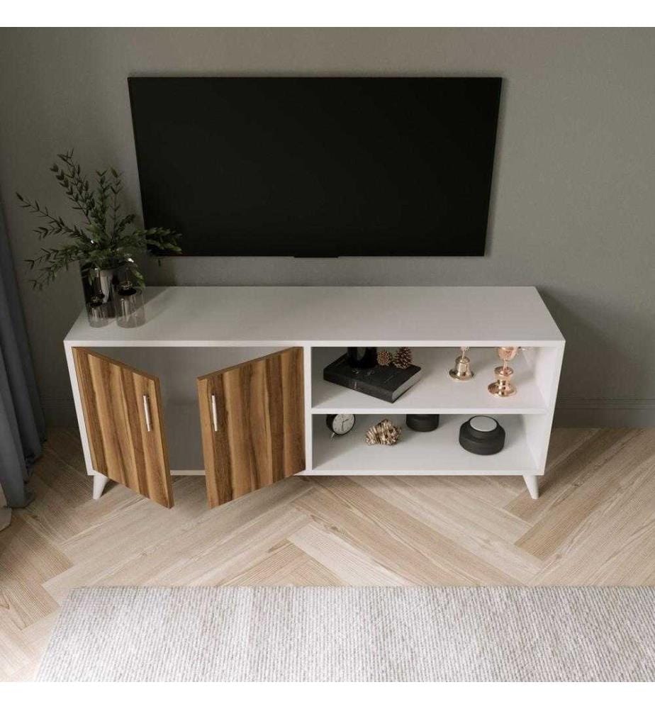 KALUNE DESIGN TV-Ständer, Weiss, Melaminbeschich… | DeinDeal