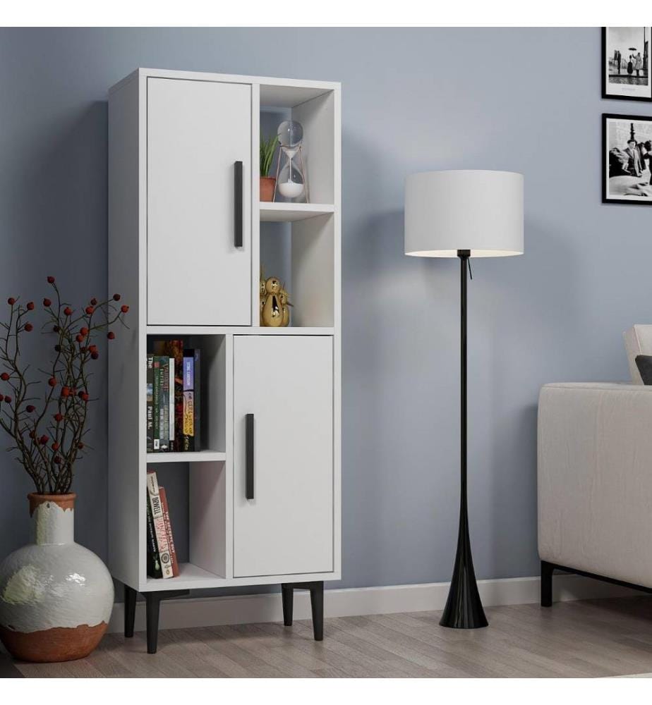 KALUNE DESIGN Multi Purpose Cabinet, White, Mela… | DeinDeal