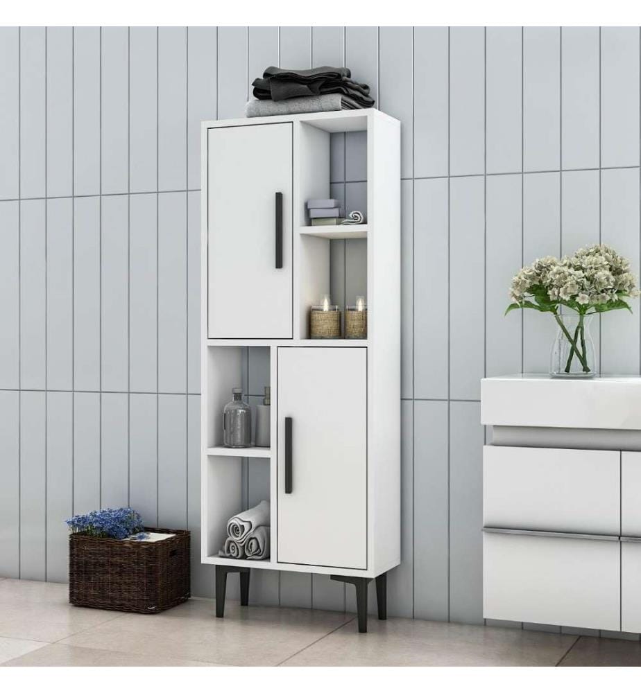 KALUNE DESIGN Multi Purpose Cabinet, White, Mela… | DeinDeal